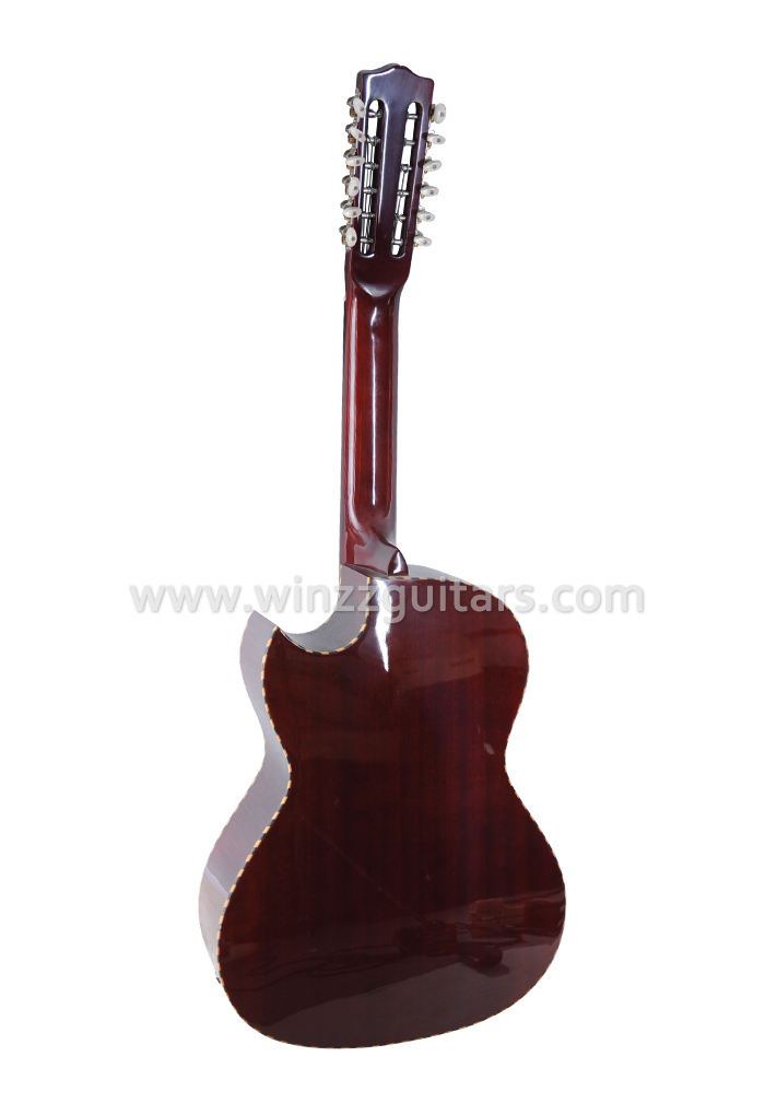Wholesale Sharp Cutaway 12 Strings Acoustic Guitar With EQ (AFM10CE-12 ...