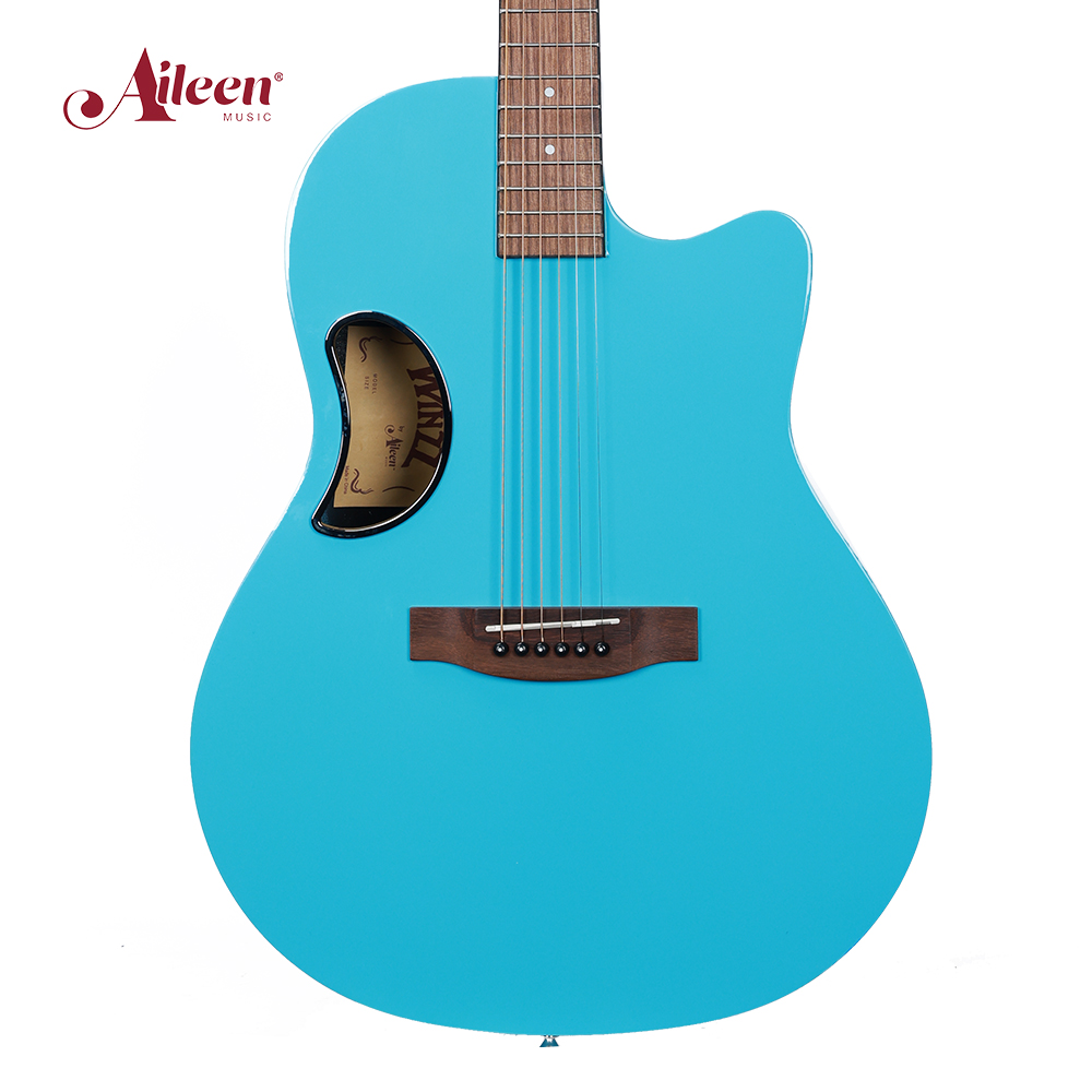 Customizable color Carbon Fiber 41" Round back acoustic guitar(AFO300C ...
